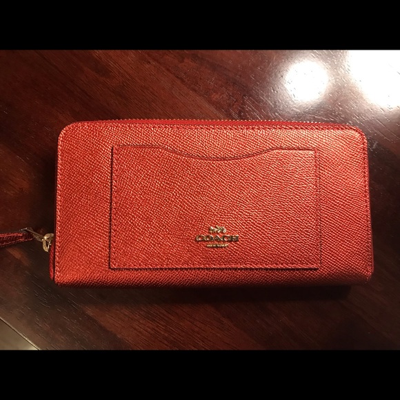 Coach | Bags | Coach Accordion Metallic Wallet | Poshmark